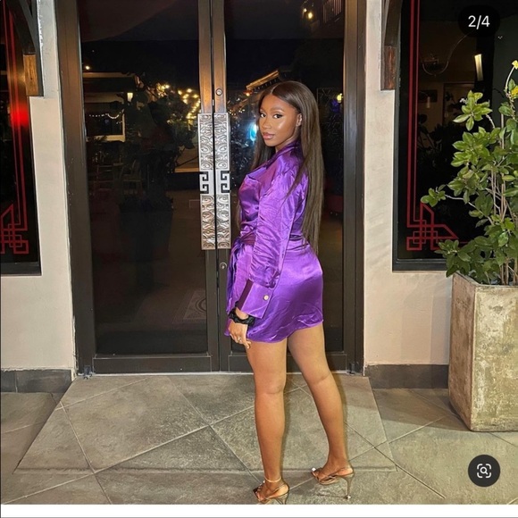 Zara | Dresses | Zara Satin Effect Wrap Dress | Poshmark